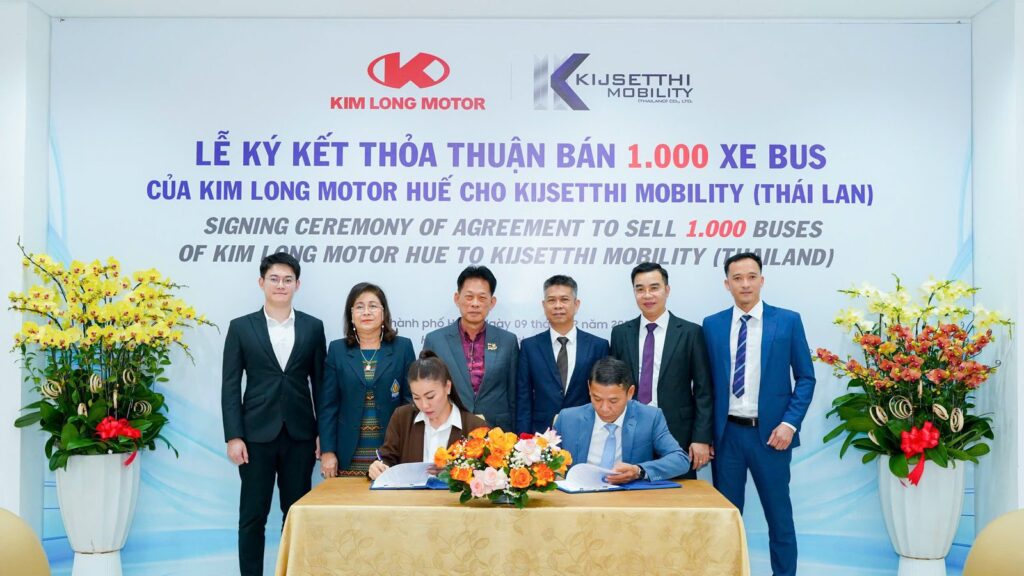 บริษัท Kim Long Motor Hue ส่งออกรถเมล์ยี่ห้อ KIM LONG จำนวน 1,000 คันไป ...